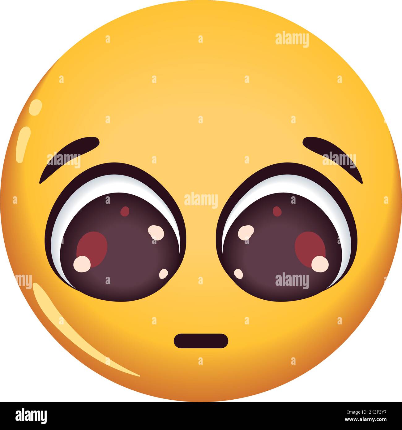 flat sweet emoji Stock Vector Image & Art - Alamy