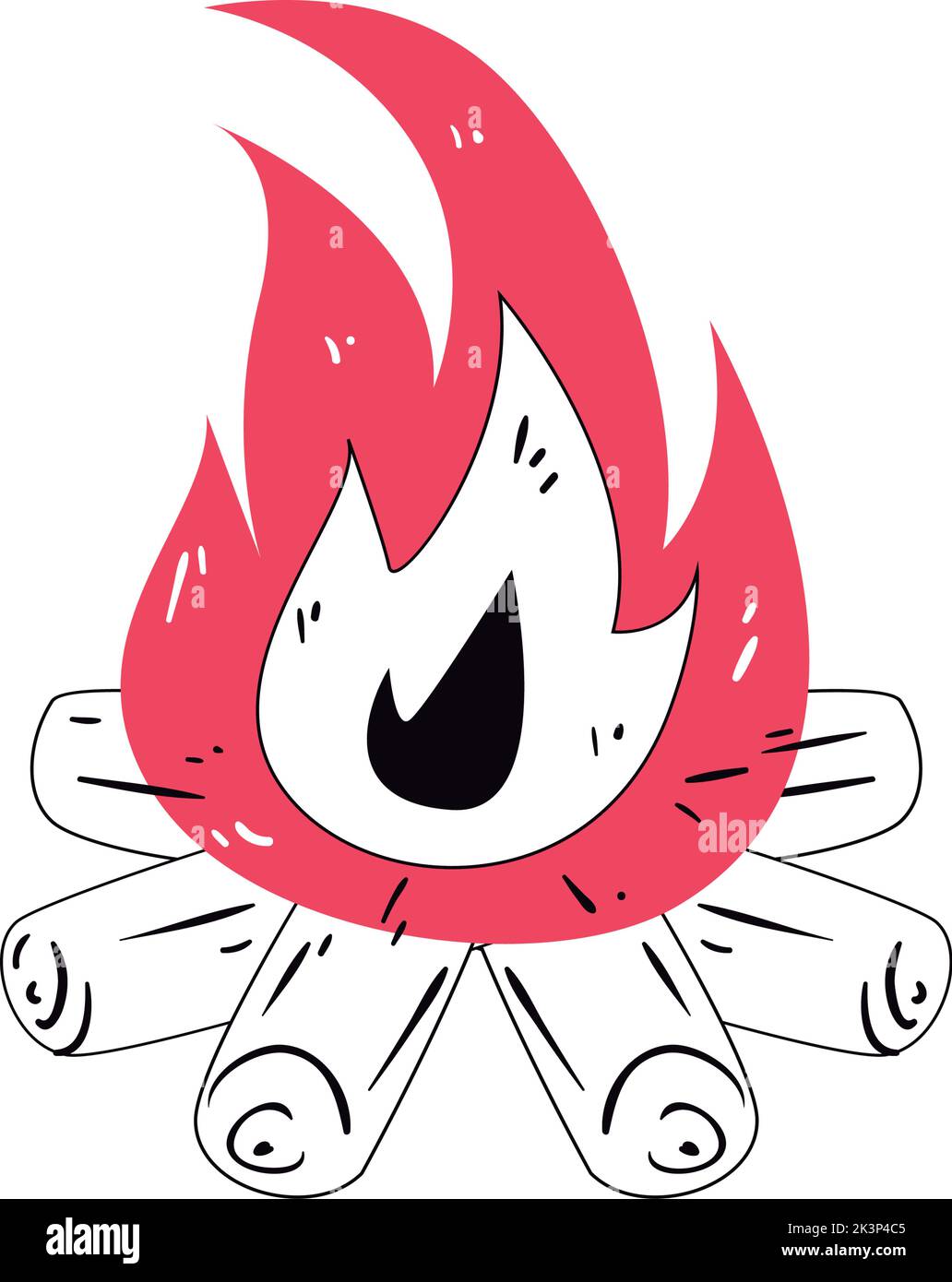 Pink fireplace Stock Vector Images - Alamy