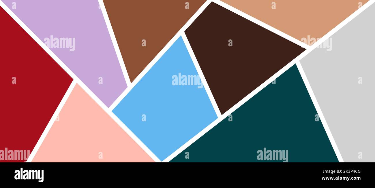 Background pattern geometric shapes for graphic design, fabric, textile, fashion. Color Trend ...