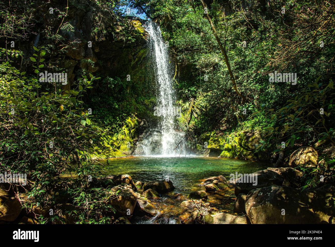 Stunning pool at Hidden Waterfall (Cataratas Escondido), Rincon de La ...