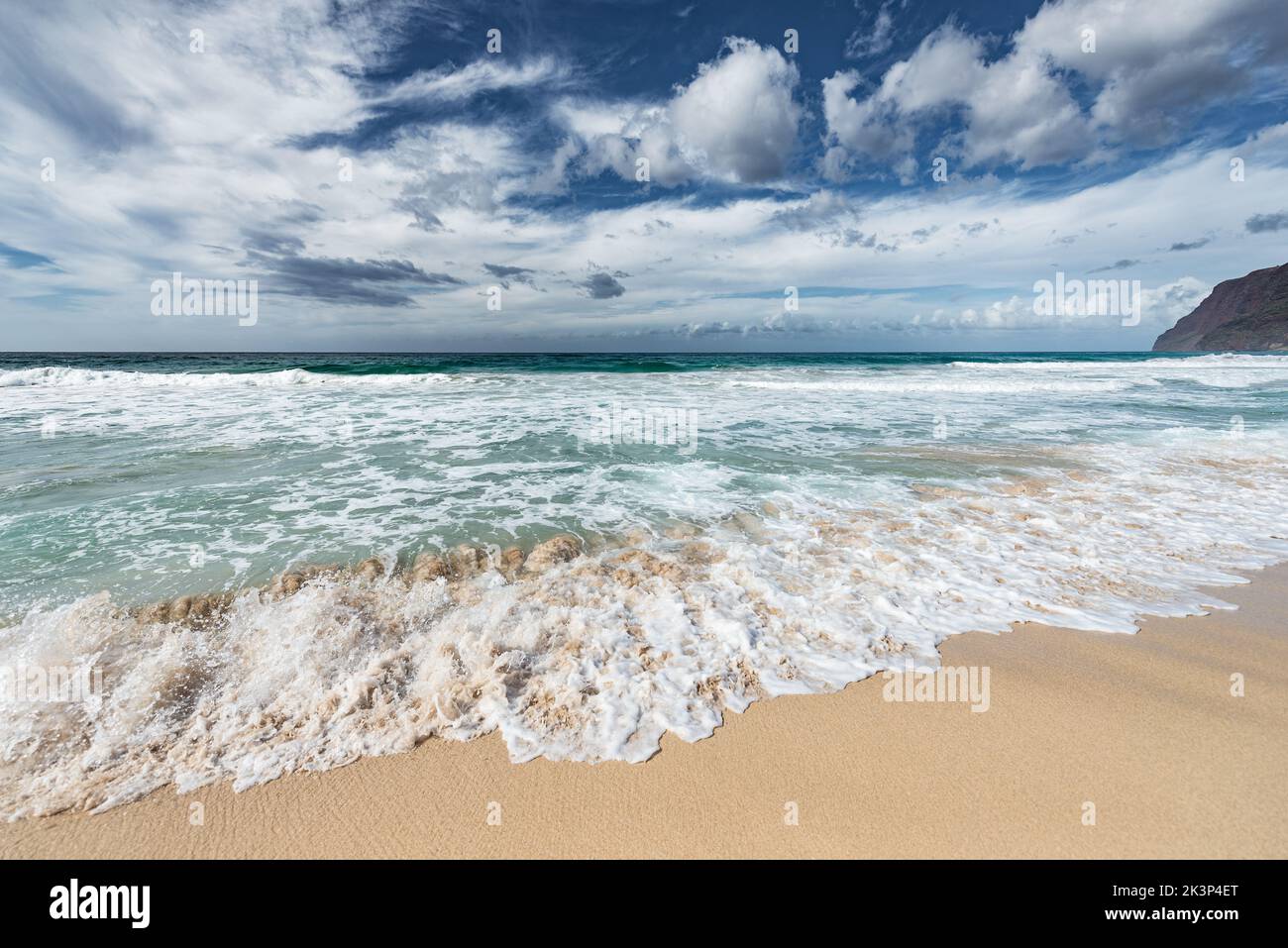 Hawaii Island Kuai Remote Beach Stock Photo - Alamy