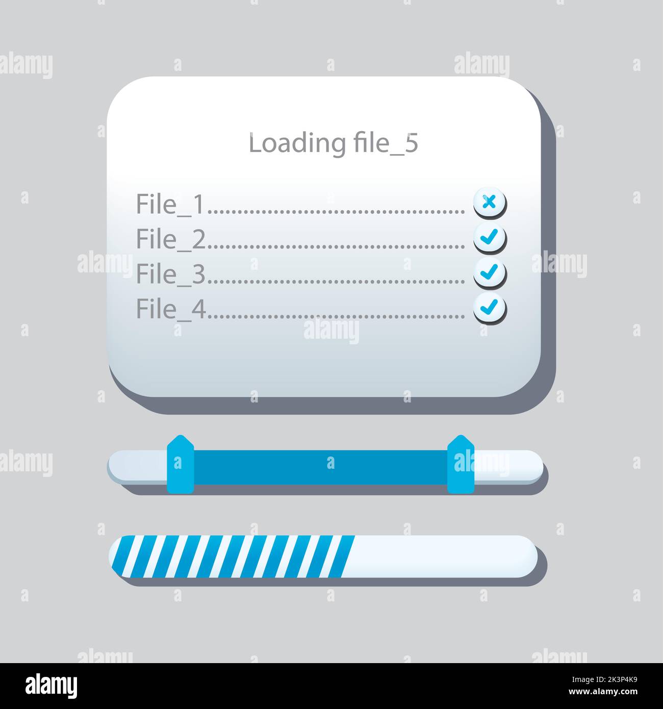 flat UI buttons Stock Vector Image & Art - Alamy