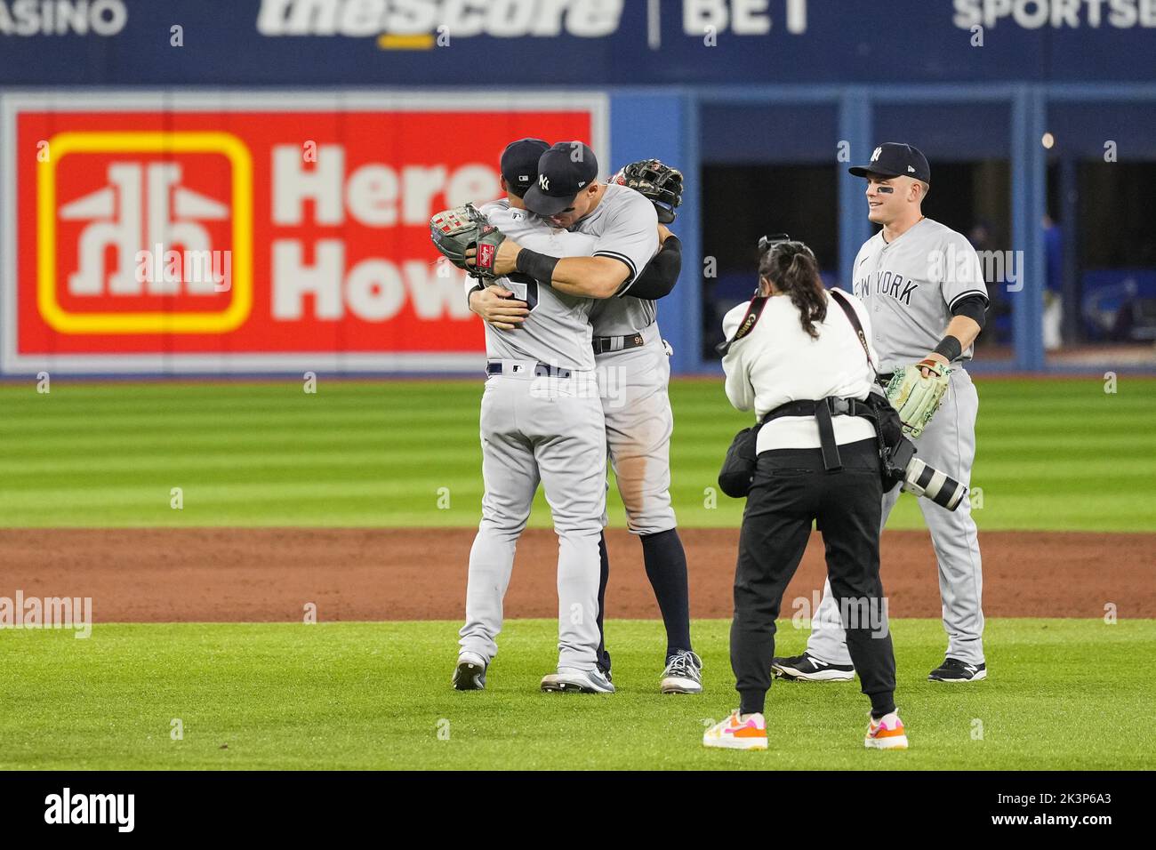Toronto, Canada. 25th Sep, 2022. New York Yankees second baseman ...