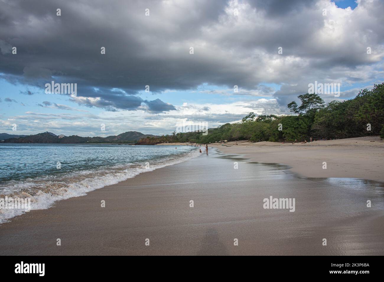 Beautiful Playa Conchal, a beach made of seashells, Guanacaste, Costa ...