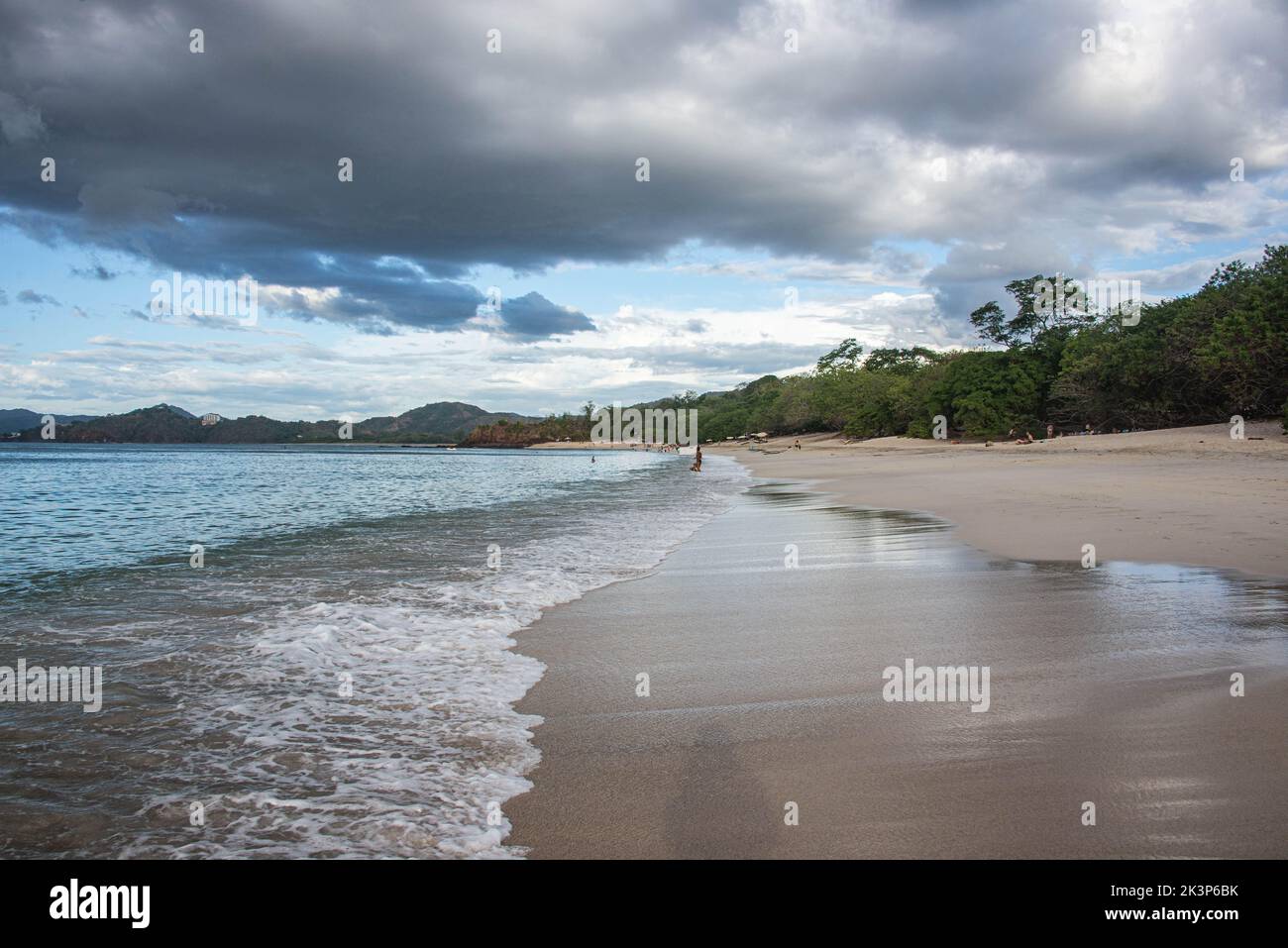 Beautiful Playa Conchal, a beach made of seashells, Guanacaste, Costa ...