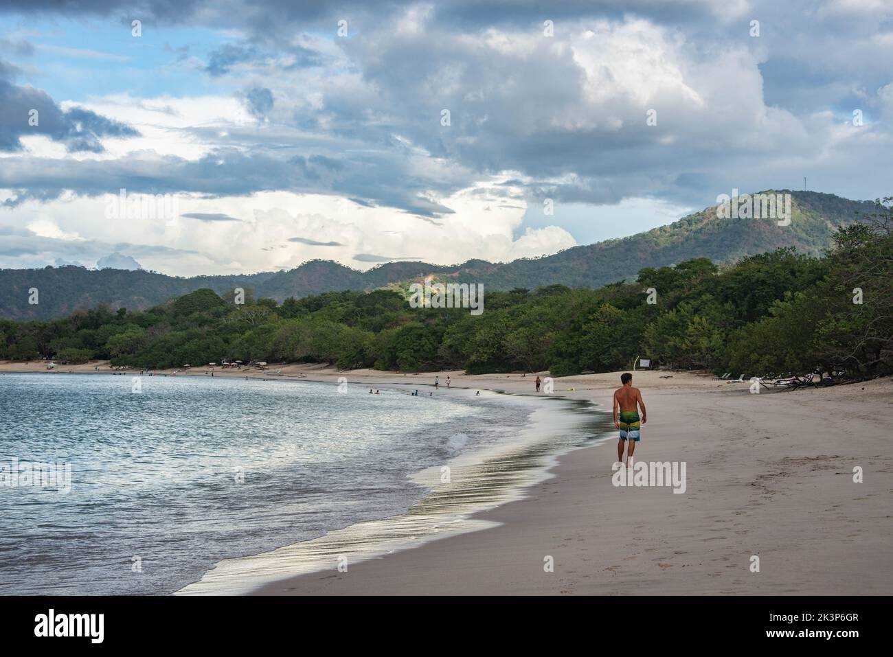 Beautiful Playa Conchal, a beach made of seashells, Guanacaste, Costa ...