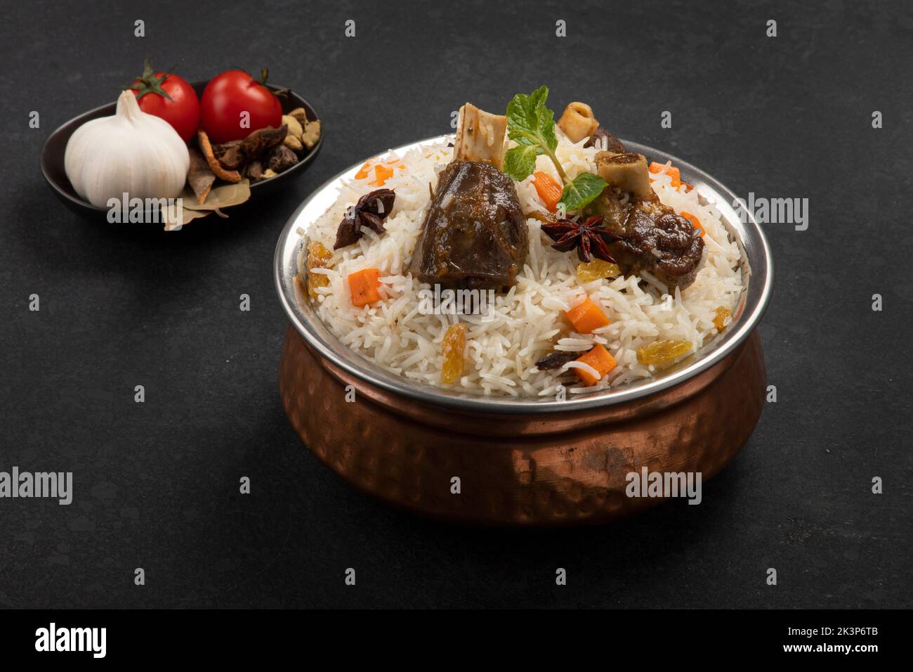 Mutton biryani Beef Biryani, Gosht or lamb biriyani Hyderabadi Dum ...