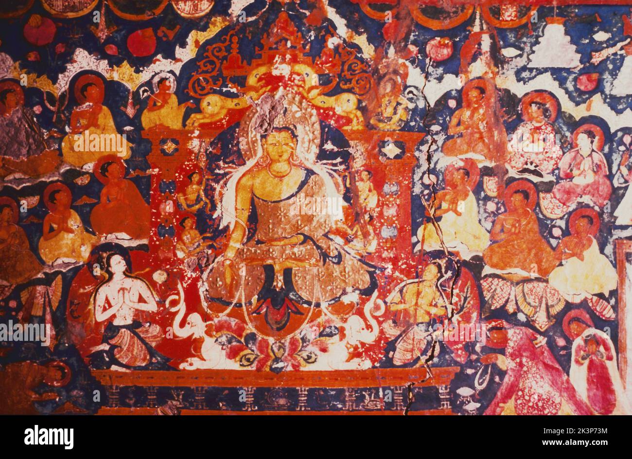 Alchi Monastery, Leh district of Ladakh, India, Sumtsek, 11th century ...