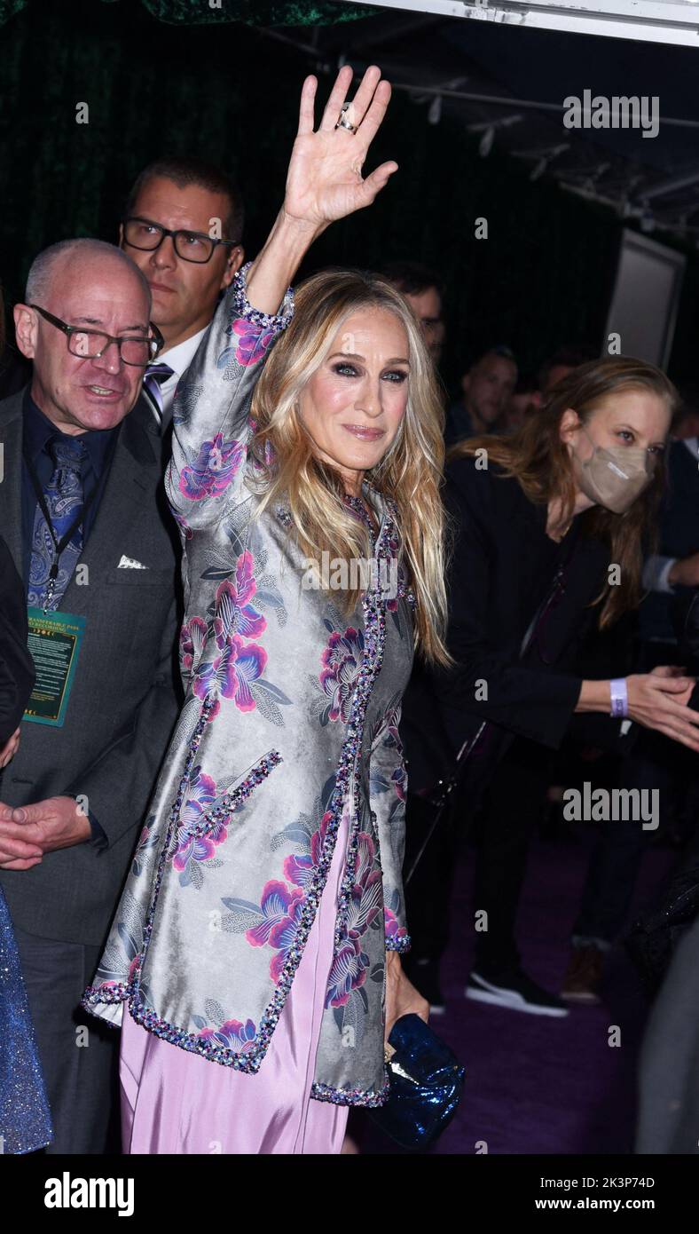 New York City, NY, USA. September 27, 2022, Sarah Jessica Parker at the ...