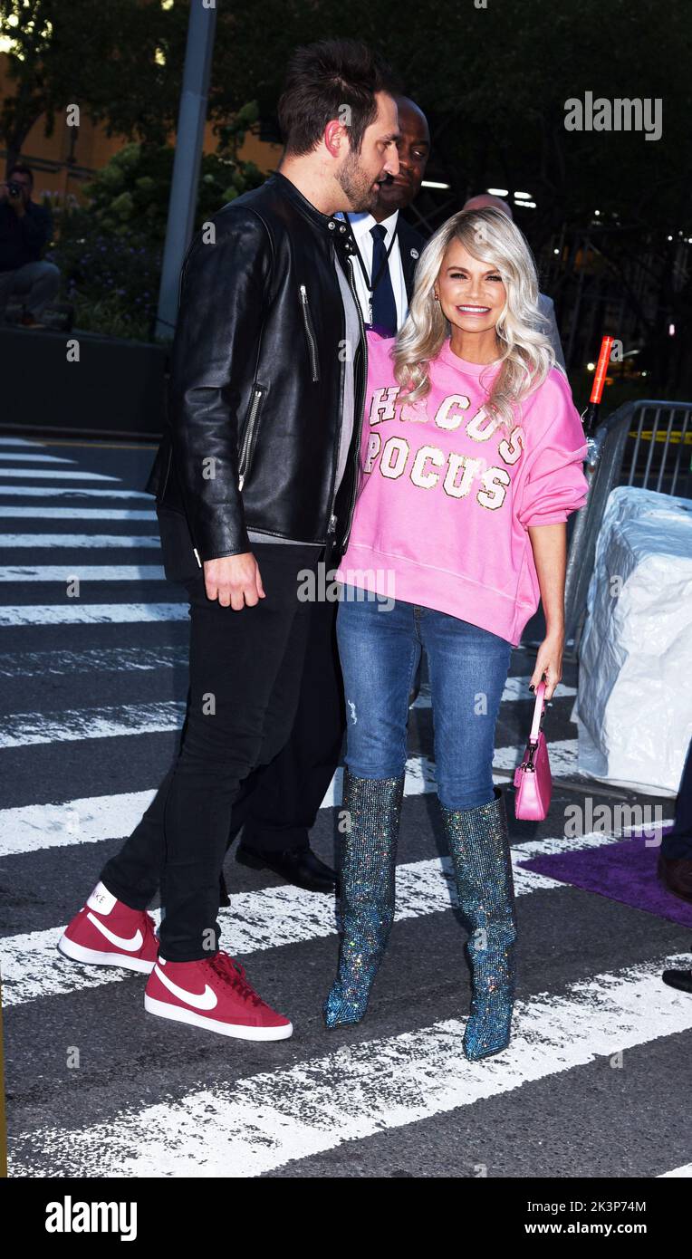 New York City, NY, USA. September 27, 2022, Kristin Chenoweth arrives ...