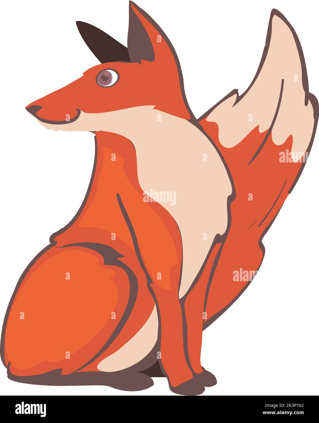 cute fox design Stock Vector Image & Art - Alamy