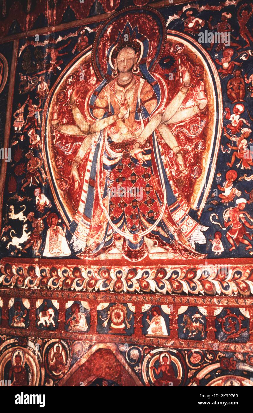 Alchi Monastery, Leh district of Ladakh, India, Sumtsek, 11th century ...