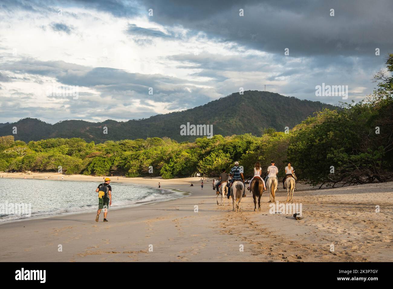 Horse riding on Playa Conchal, Guanacaste, Costa Rica Stock Photo - Alamy