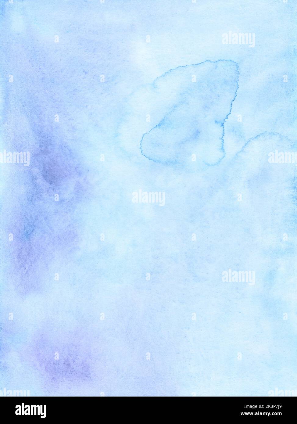 Watercolor light blue and lavender gradient background Stock Photo - Alamy