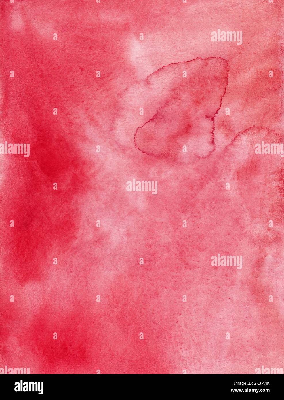 Watercolor red gradient texture background hand painted. Stans on paper ...
