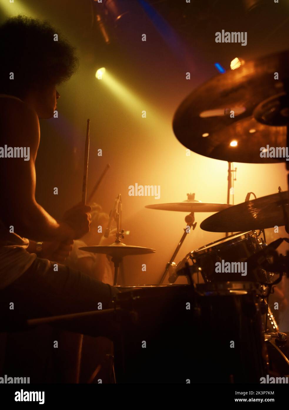 Rock band stage rear view hi-res stock photography and images - Alamy