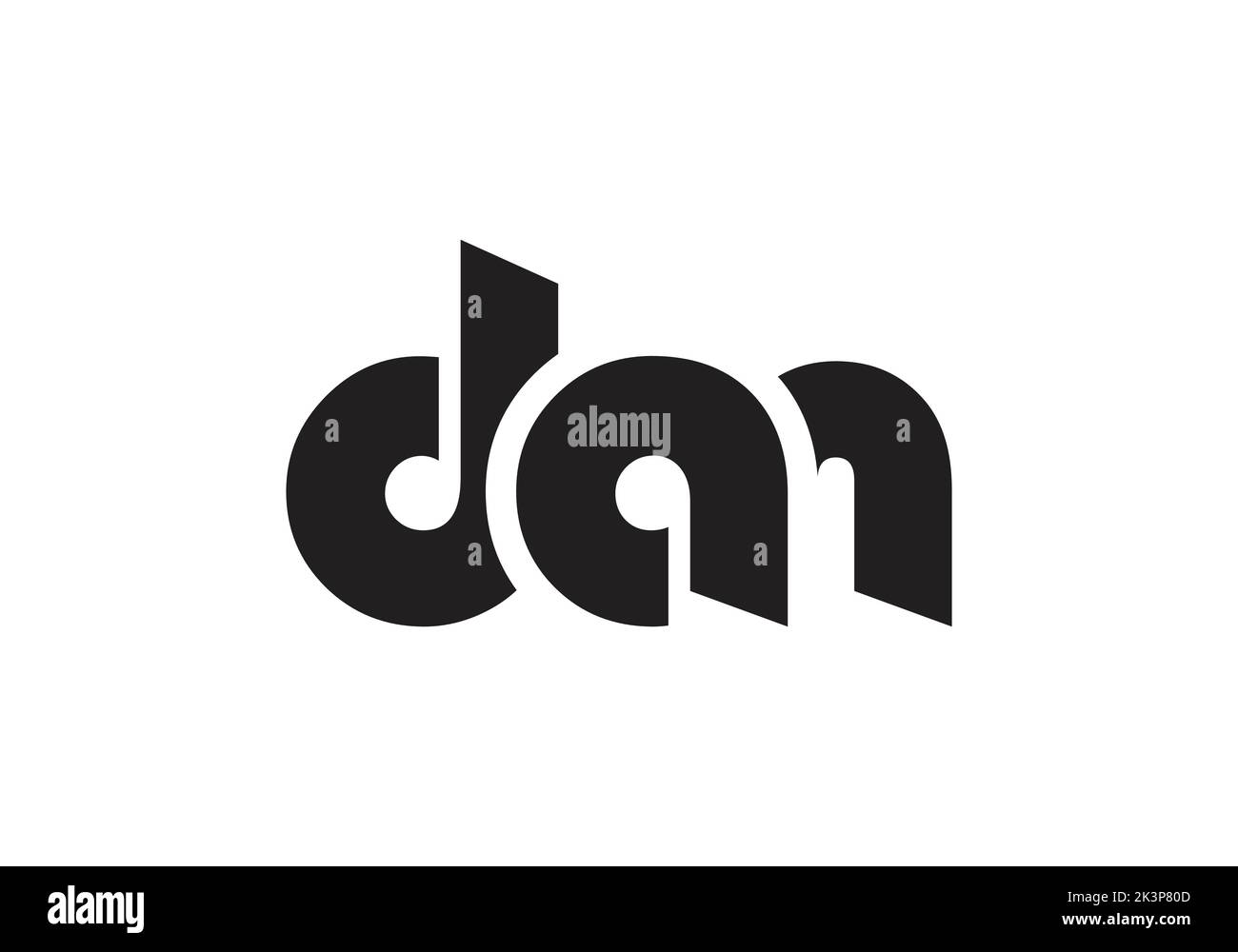 DAN Initial Monogram Letter dan Logo Design Vector Template d a n ...