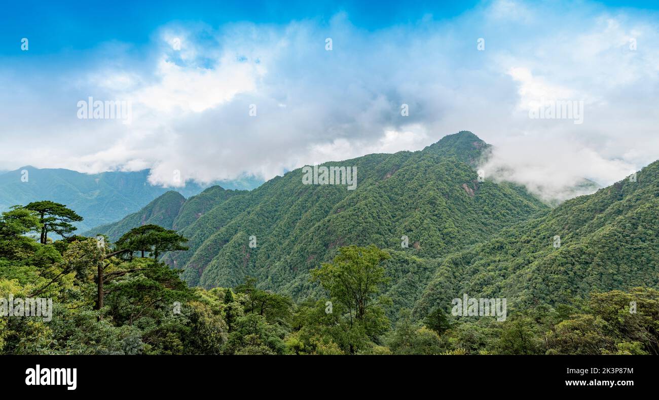 A view of Mount Sanqing, Shangrao, Jiangxi province, China Stock Photo ...