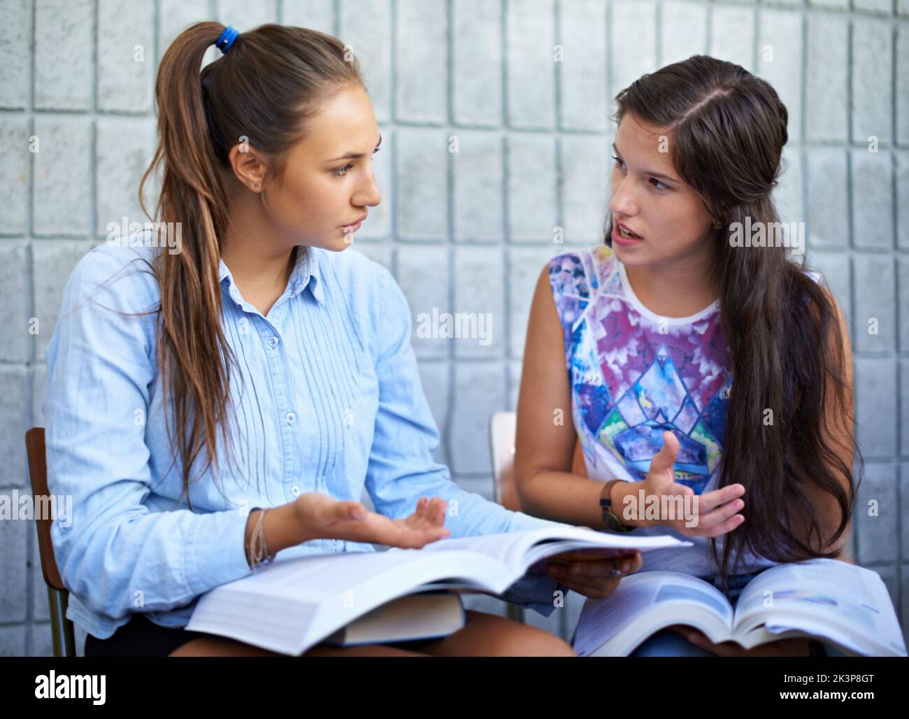 Study partners and friends. young college students studying together Stock Photo - Alamy
