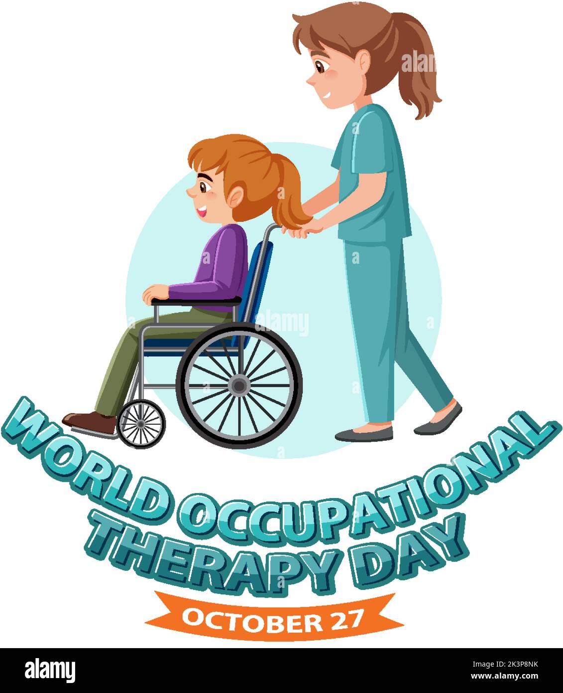 World Occupational Therapy Day Banner Design illustration Stock Vector ...
