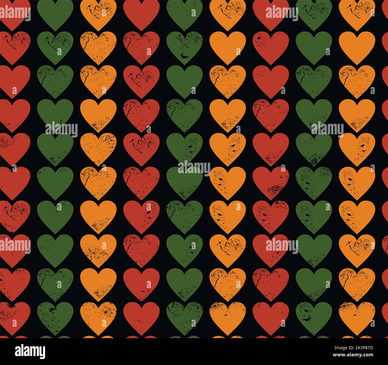 Kwanzaa seamless pattern Black history month, repeating texture ...