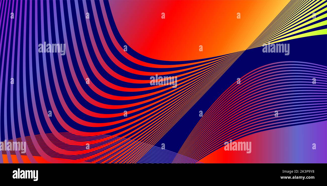 Digital flowing wave particles abstract background, vector smoke effect ...