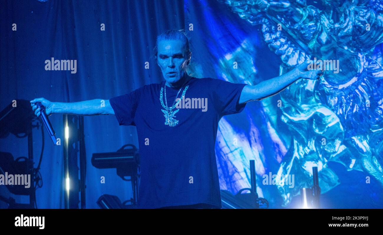 O2 Academy Edinburgh, UK. 27th Sep, 2022. Ian Brown, frontman with the ...