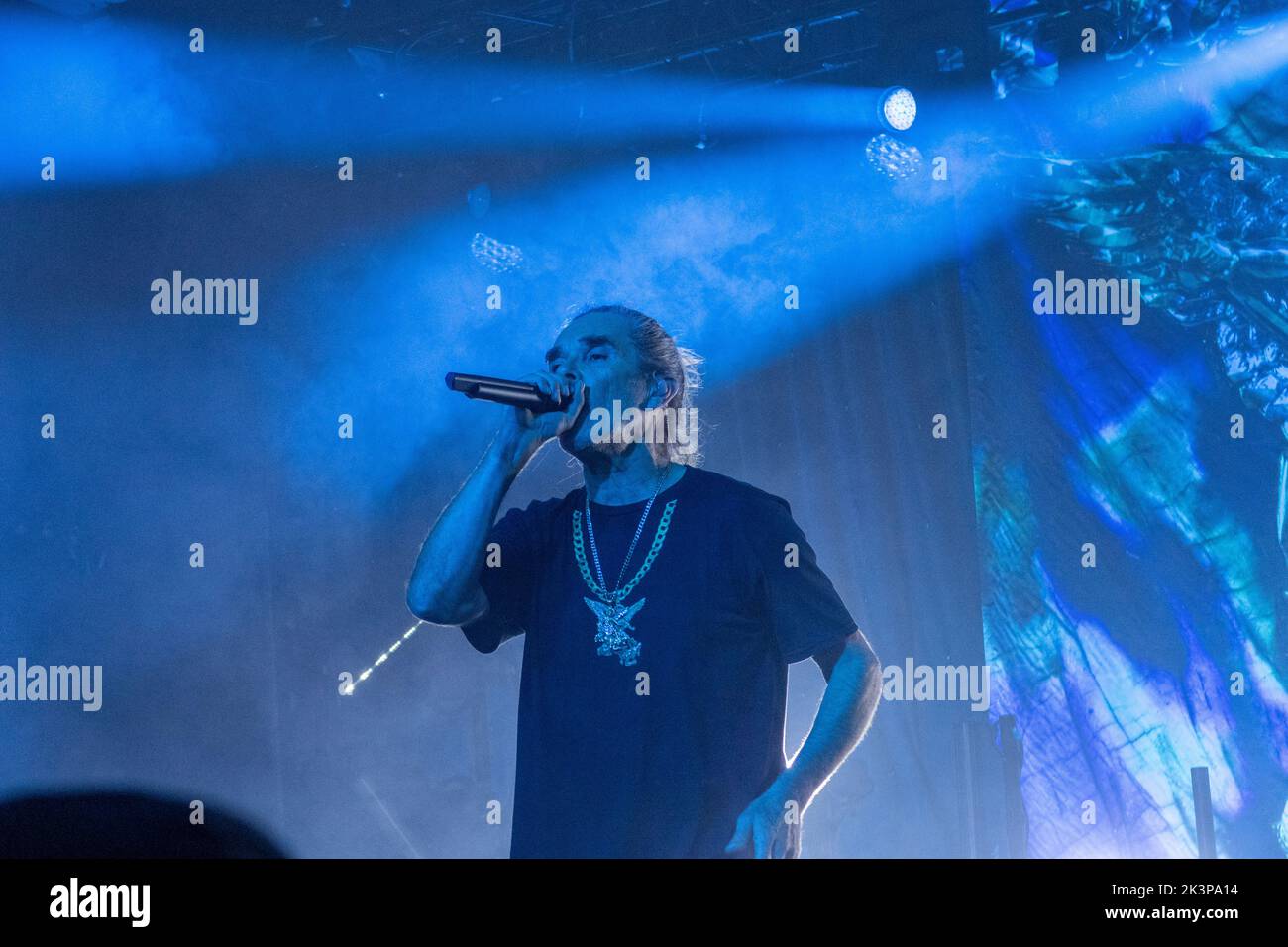 O2 Academy Edinburgh, UK. 27th Sep, 2022. Ian Brown, frontman with the ...