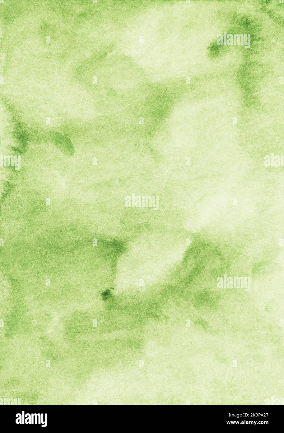 Watercolor light green background texture. Aquarelle greenery color ...