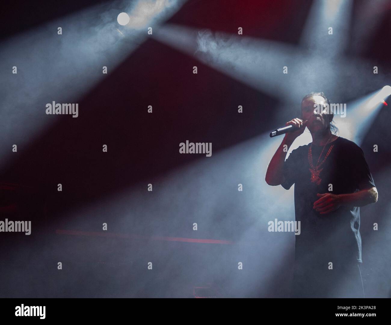 O2 Academy Edinburgh, UK. 27th Sep, 2022. Ian Brown, frontman with the ...