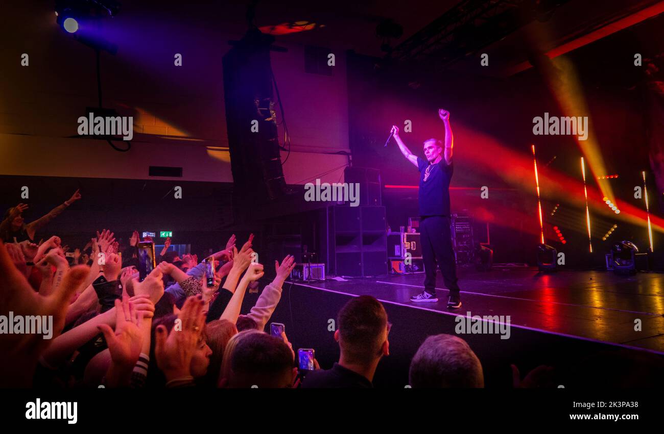O2 Academy Edinburgh, UK. 27th Sep, 2022. Ian Brown, frontman with the ...