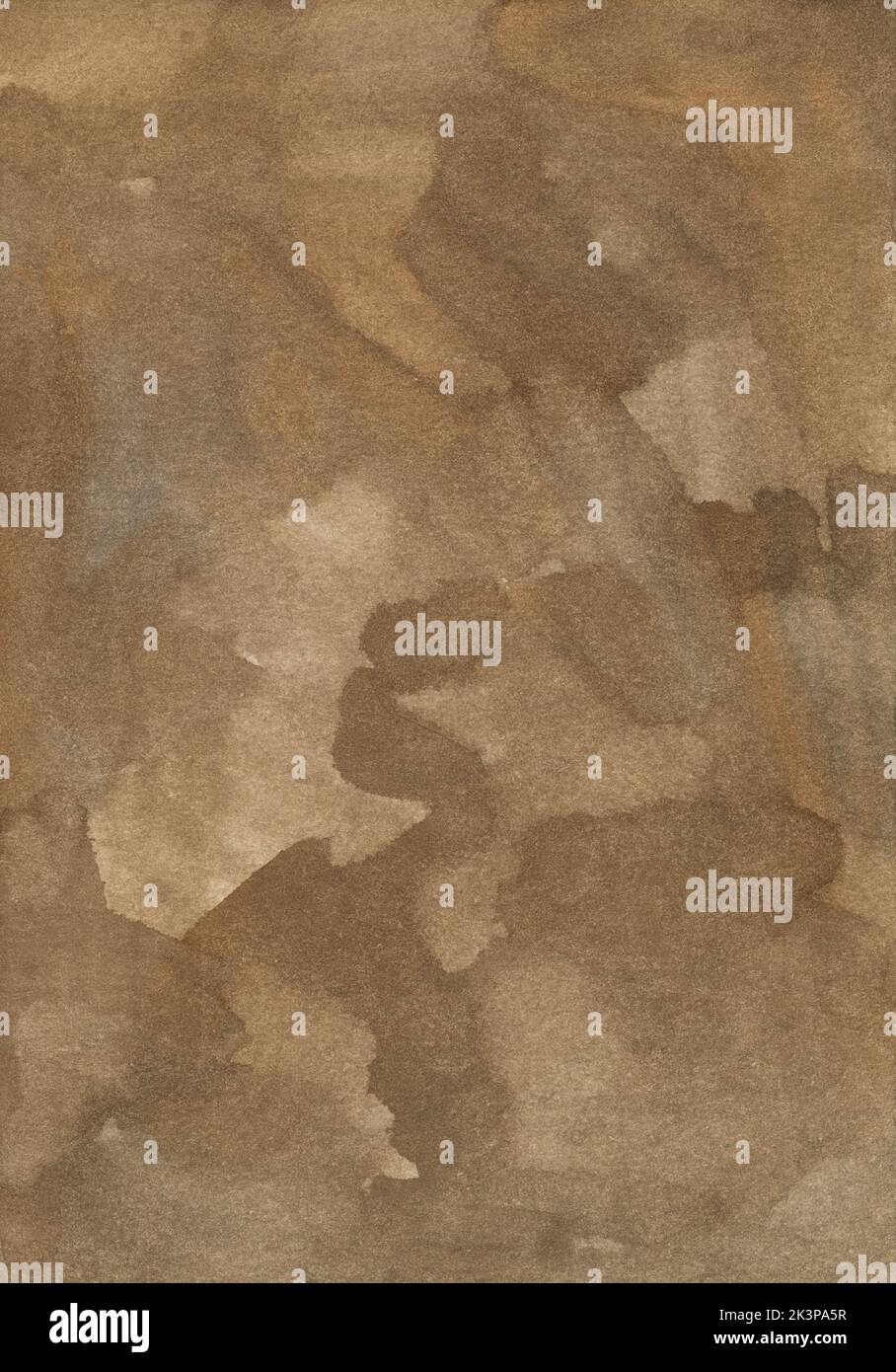 Watercolor old brown background texture. Ancient parchment backdrop ...