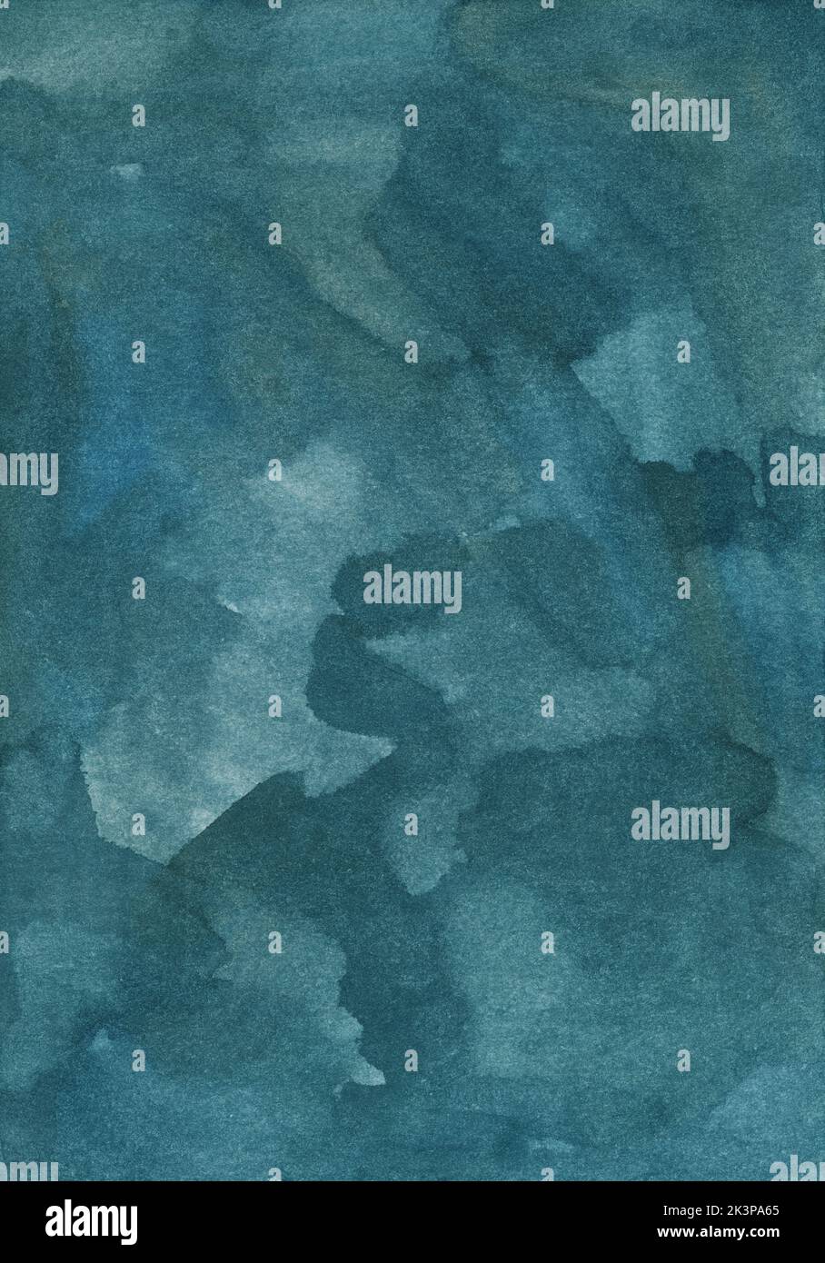 Watercolor dark marine green background texture. Aquarelle abstract ...