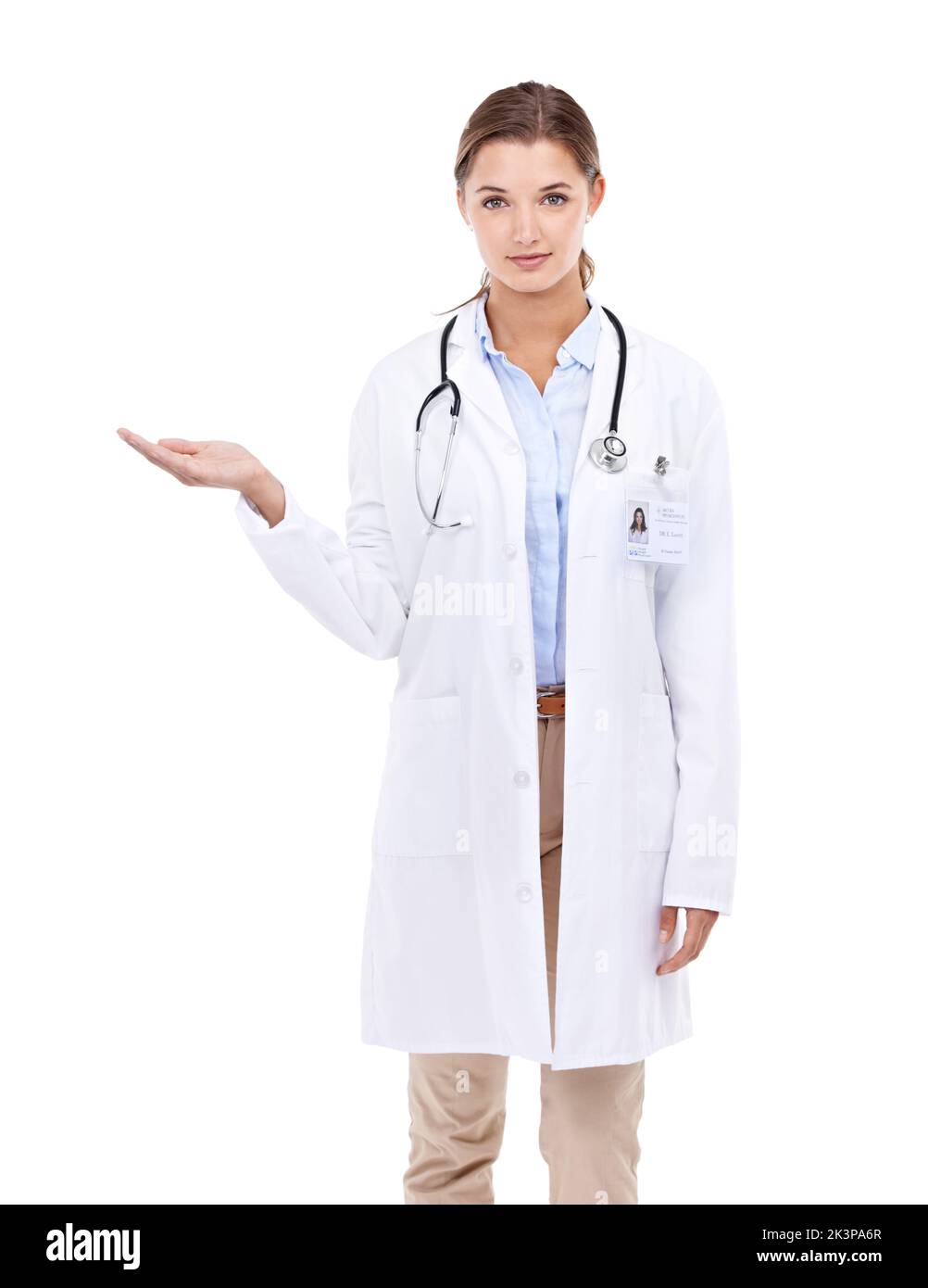 Introducing the newest healthcare products. Portrait of an attractive ...