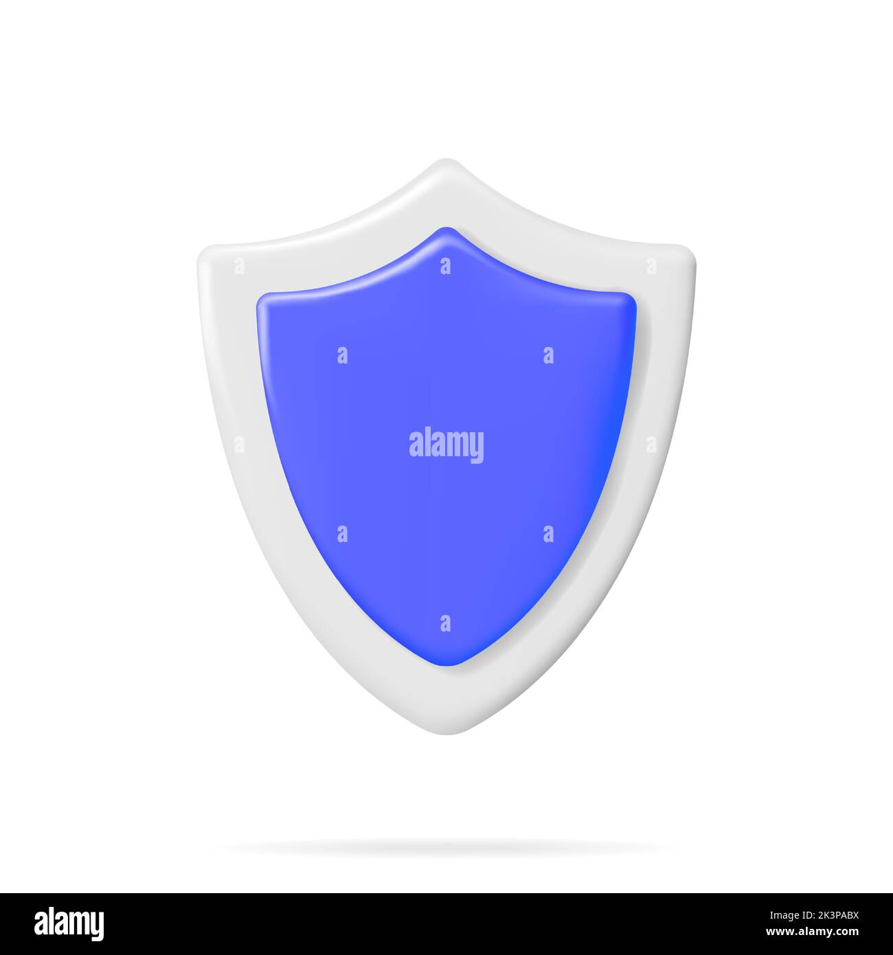 3D Shield Icon Isolated Stock Vector Image & Art - Alamy