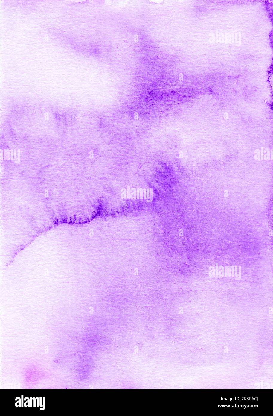 Watercolor light lavender background texture. Pastel purple aquarelle ...