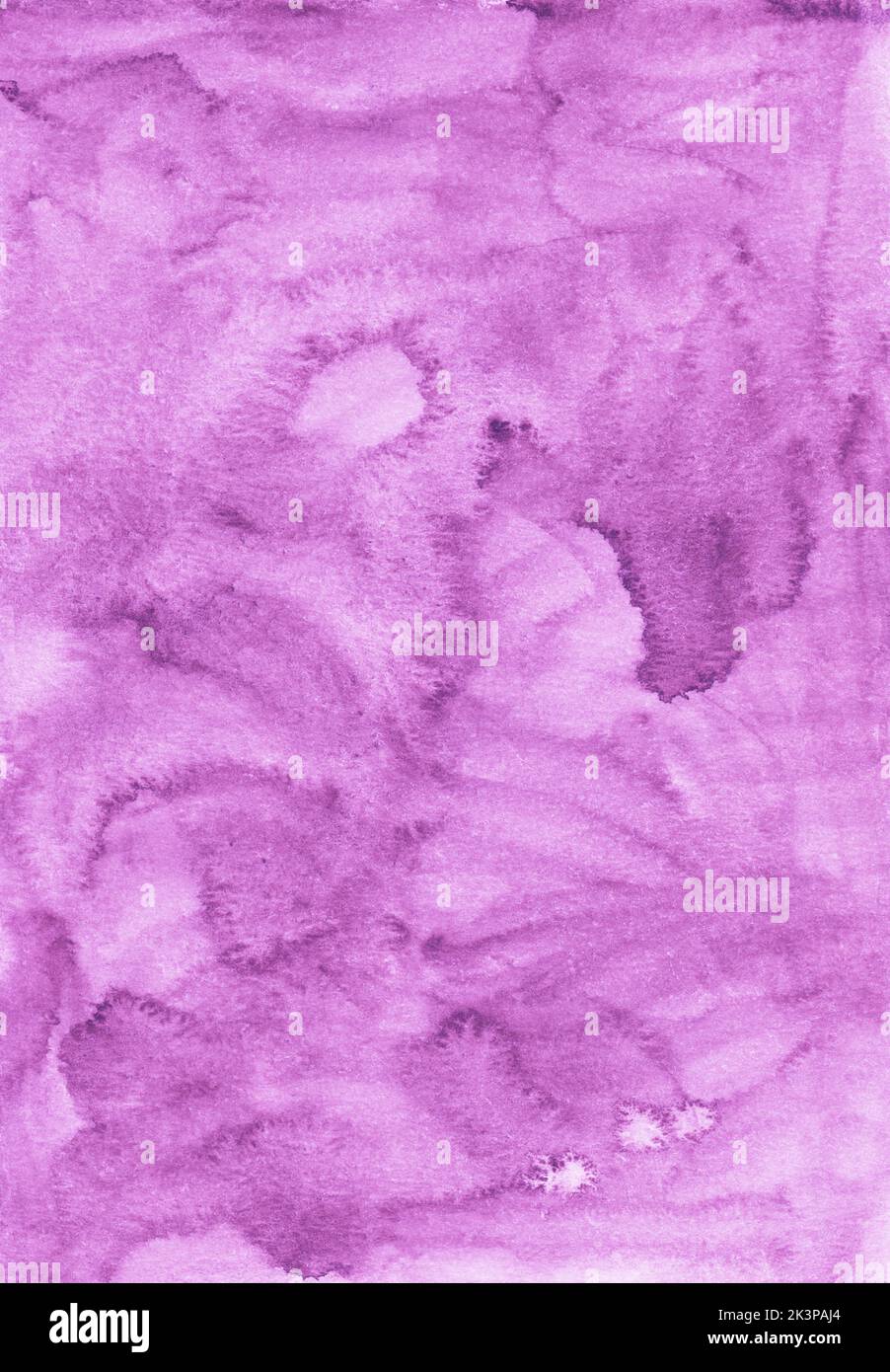 Watercolor fuchsia background texture painting. Vintage watercolour ...