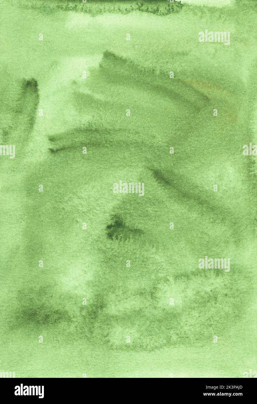 Watercolor spring green background texture. Aquarelle greenery color ...