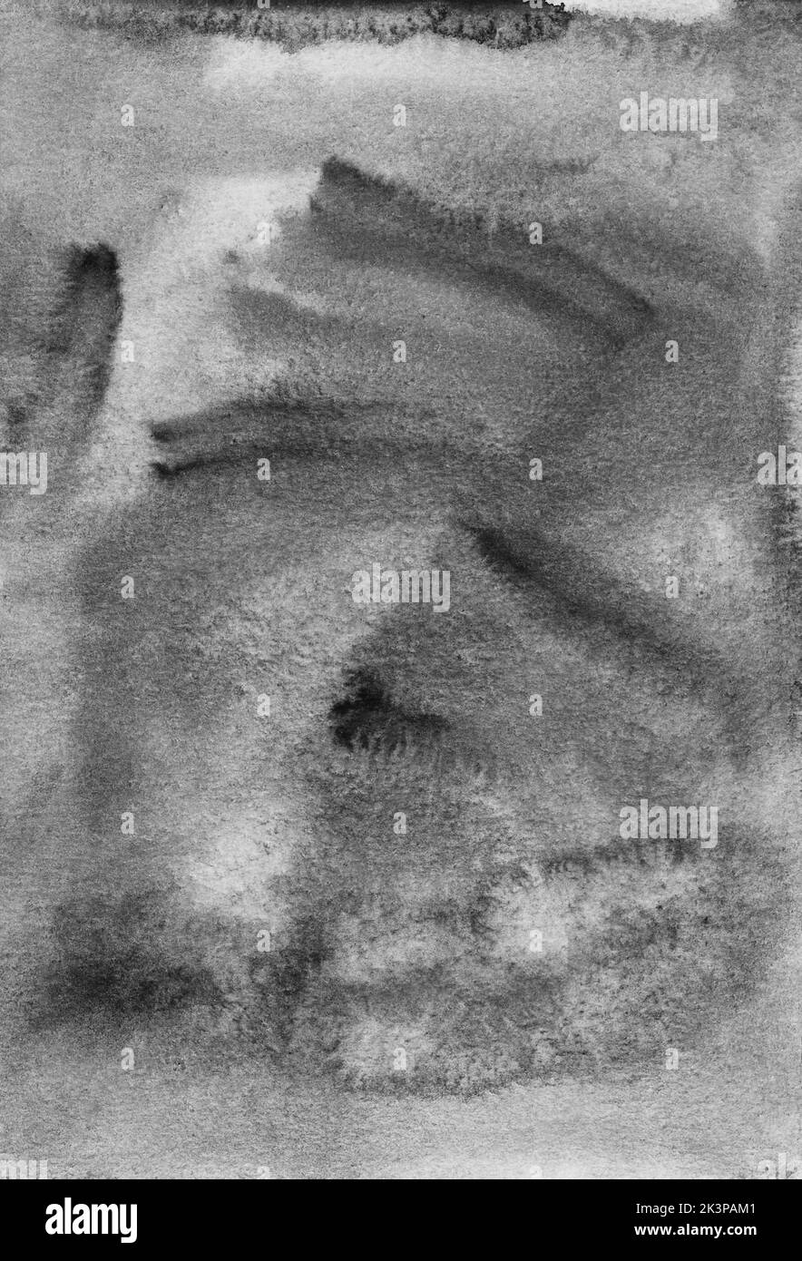 Watercolor old gray background texture. Vintage textured monochrome ...