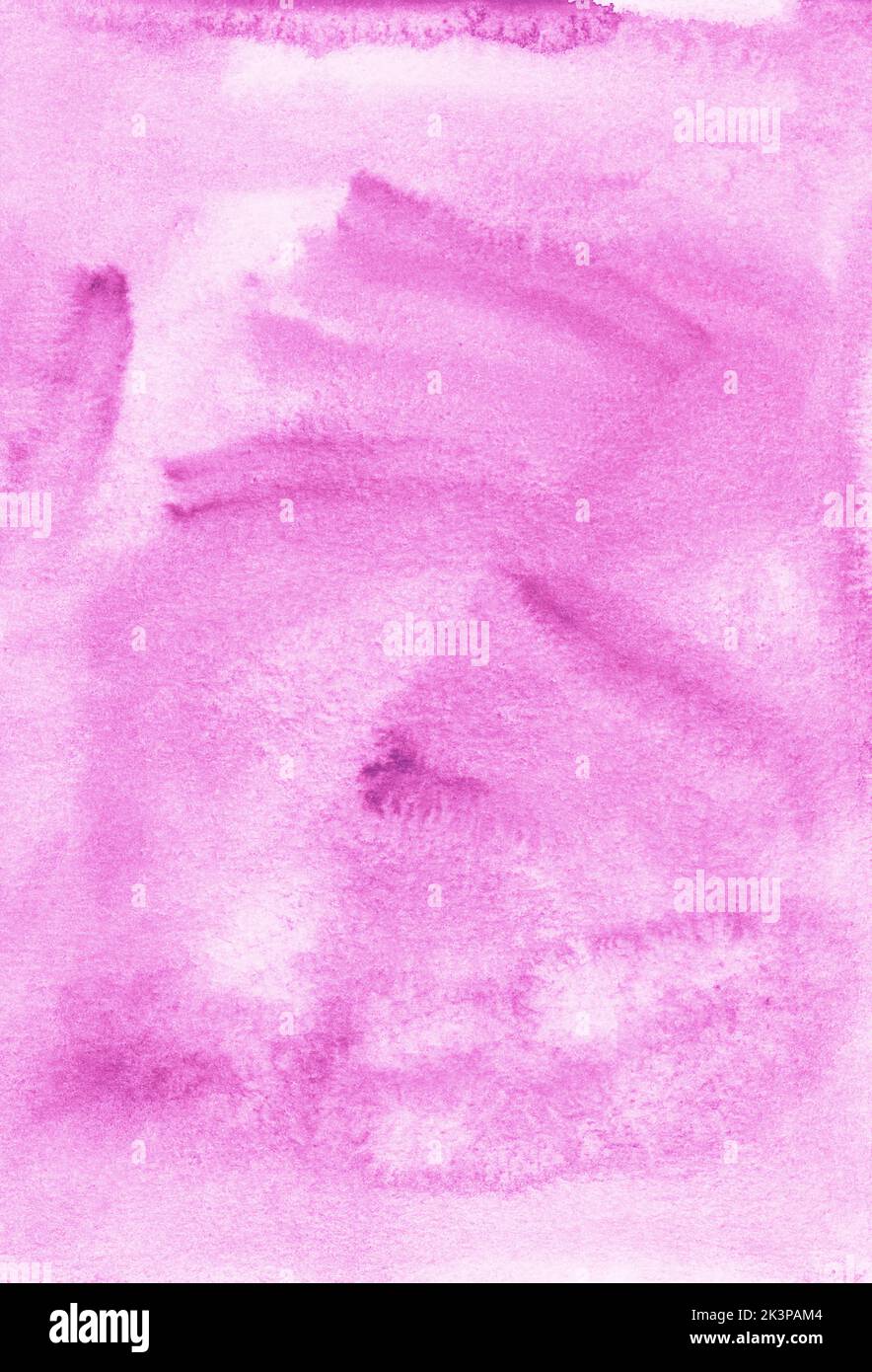 Watercolor pastel pink background painting. Watercolour light rose ...