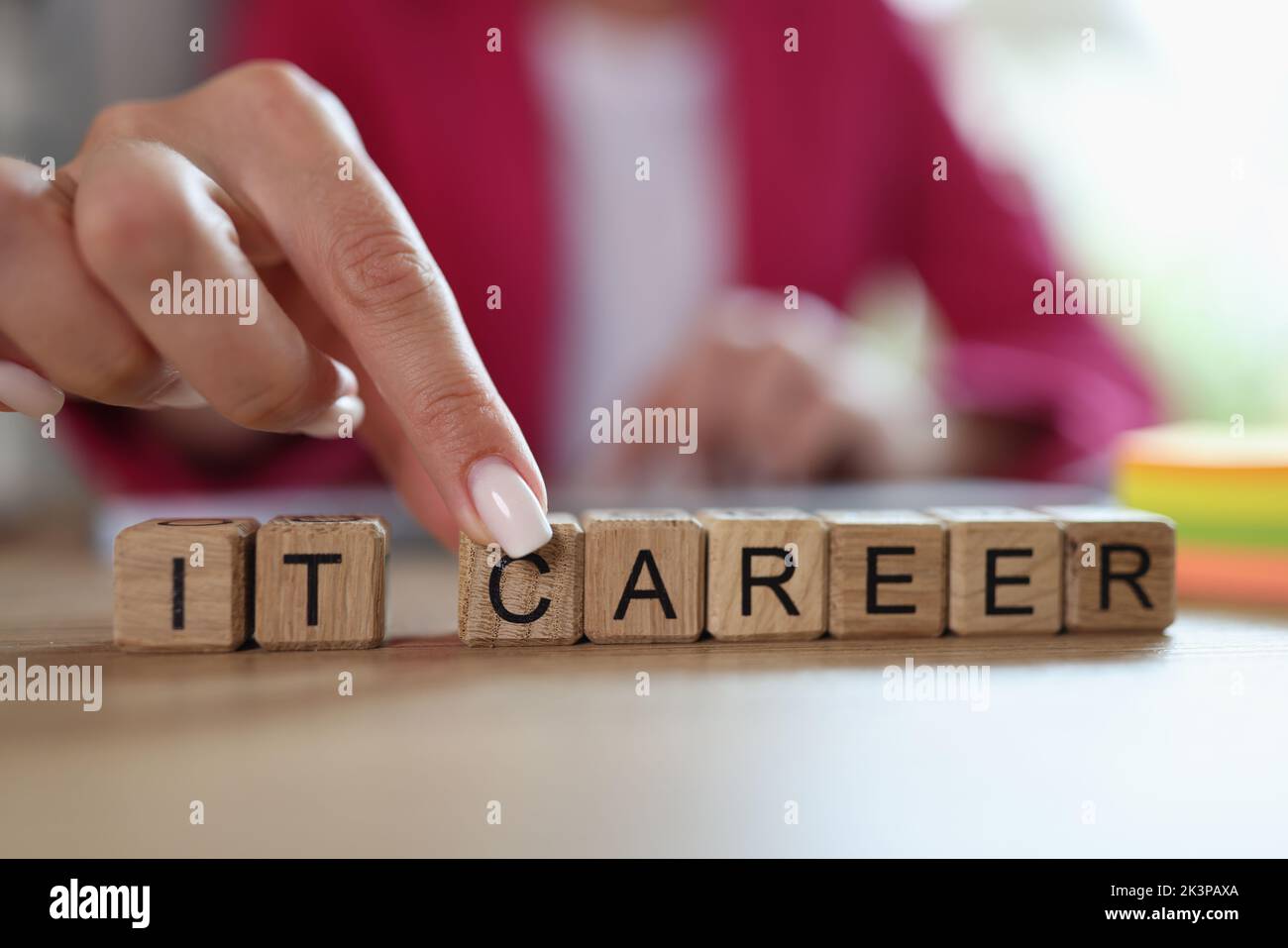 Successful IT programmer career and trainee training concept Stock ...