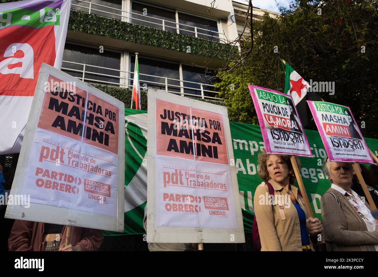 Buenos Aires, Argentina. 27th Sep, 2022. An act of protest was held in ...