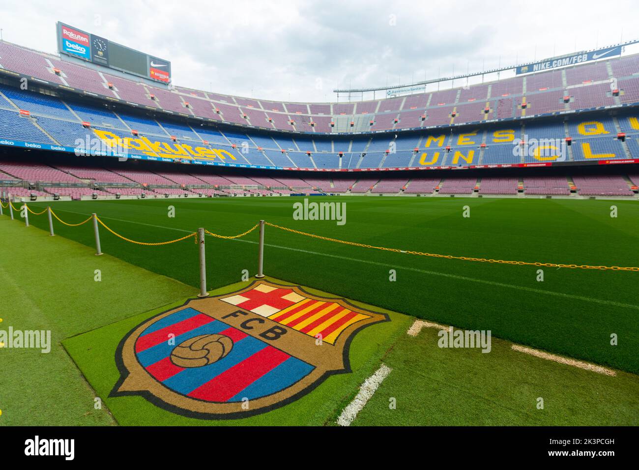 Camp Nou stadium of FC Barcelona, Catalonia Stock Photo - Alamy