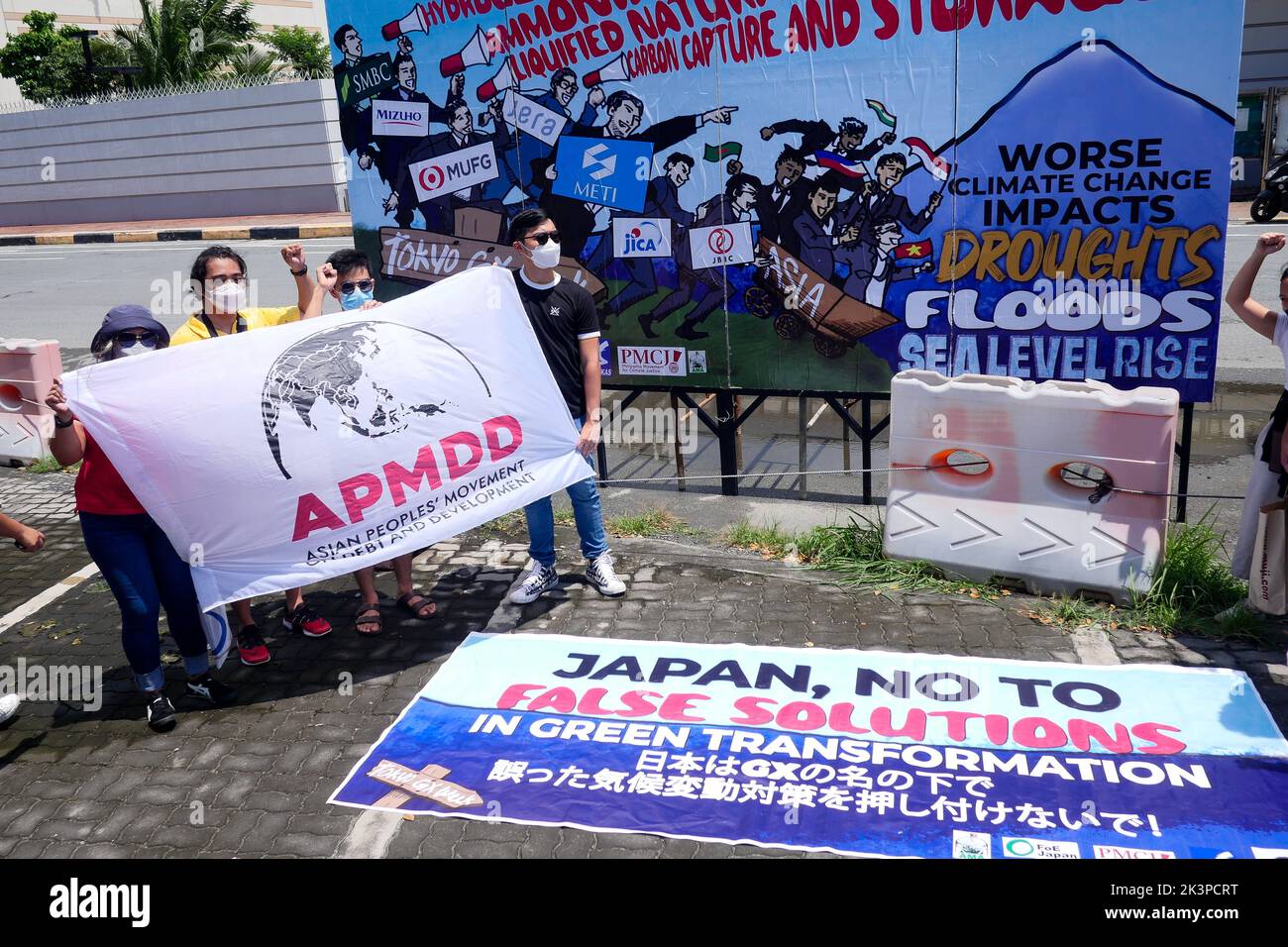 Pasay City, NCR, Philippines. 27th Sep, 2022. Climate activists slam Ã ...