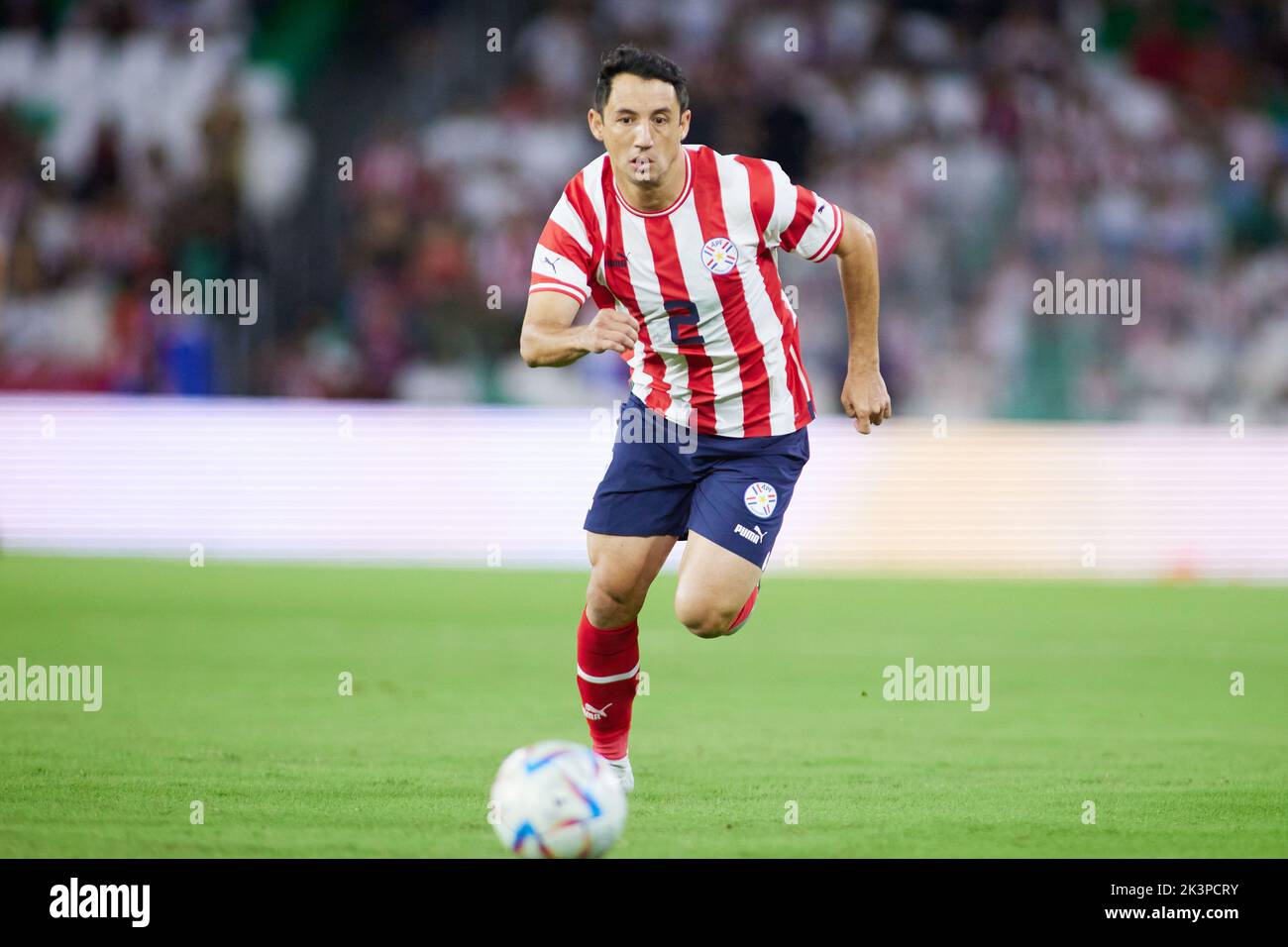 Sevilla, Spain - September 27, 2022, Ivan Piris of Paraguay during the ...