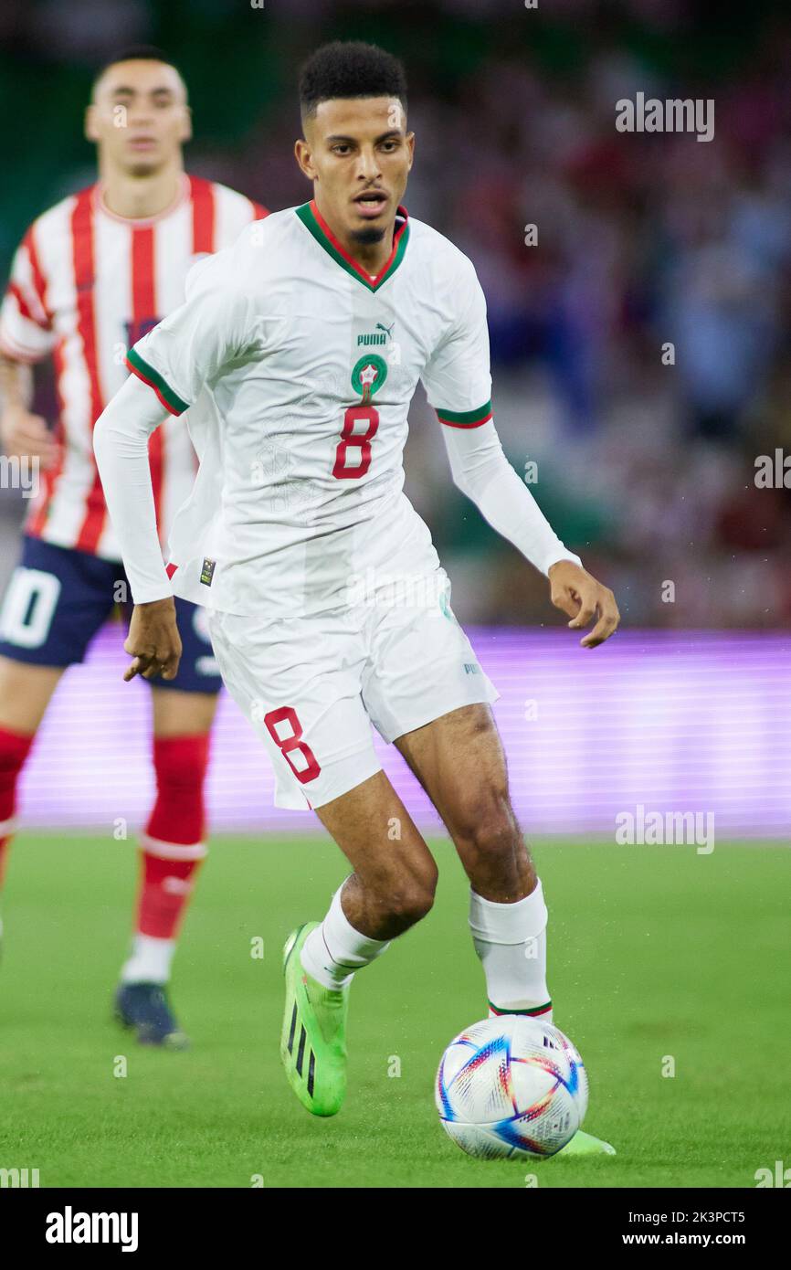 Sevilla, Spain - September 27, 2022, Azzedine Ounahi of Morocco during ...