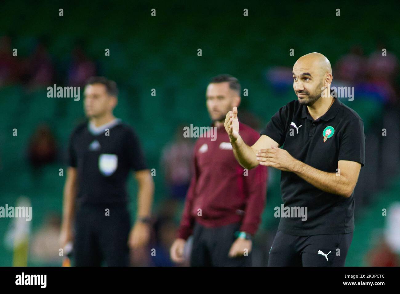 Sevilla, Spain - September 27, 2022, Walid Regragui, head coach of ...