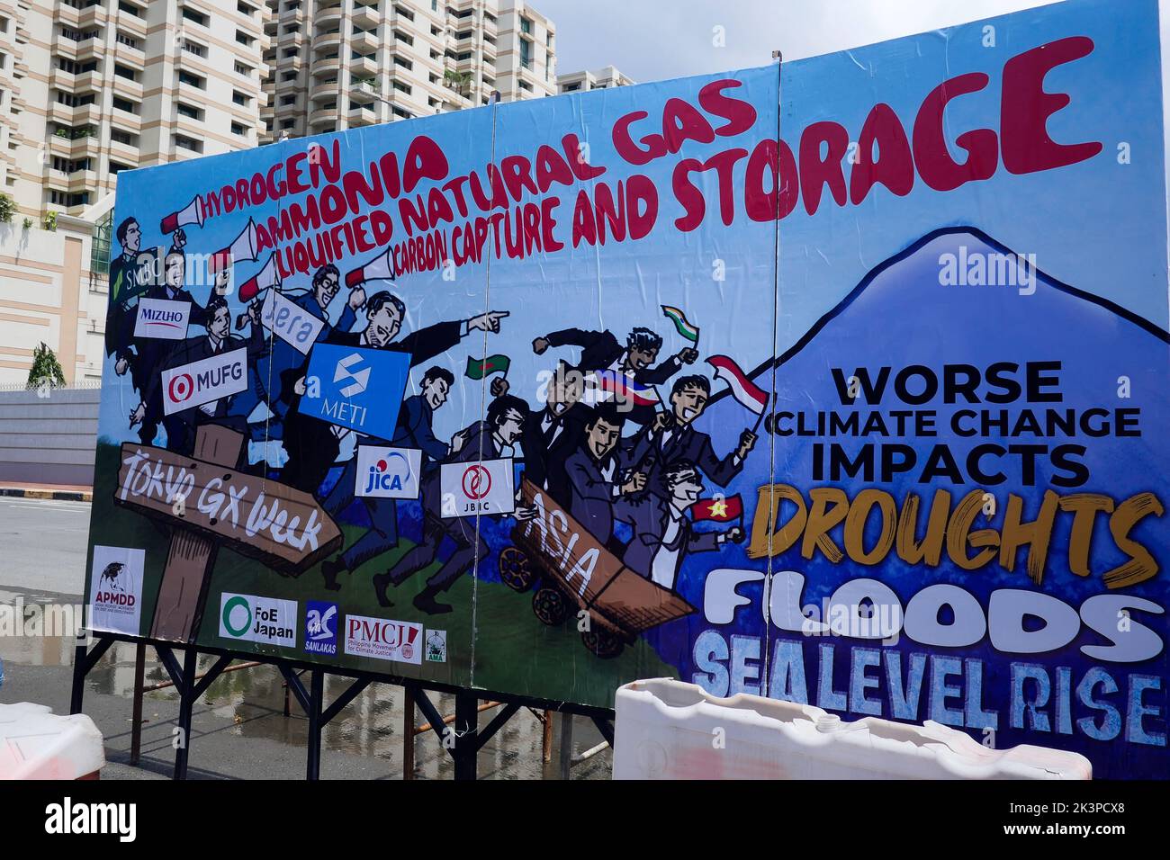 Pasay City, NCR, Philippines. 27th Sep, 2022. Climate activists slam Ã ...
