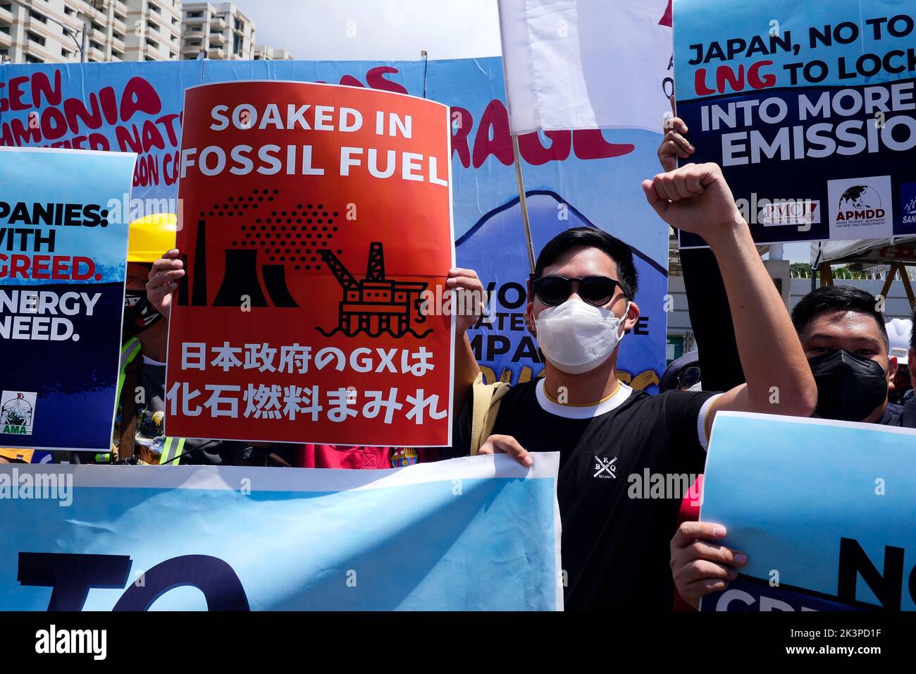 Pasay City, NCR, Philippines. 27th Sep, 2022. Climate activists slam Ã ...
