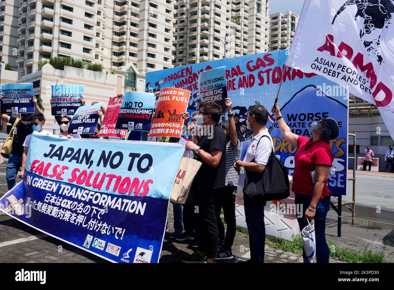 Pasay City, NCR, Philippines. 27th Sep, 2022. Climate activists slam Ã ...